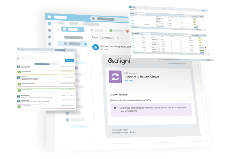 Cloud-based software for product lifecycle and manufacturing management - Aligni